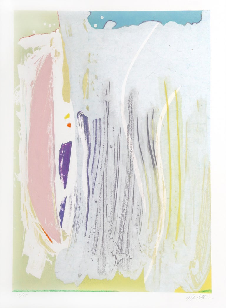 Michael Steiner - Large Abstract Expressionist Etching with Chine Colle ...