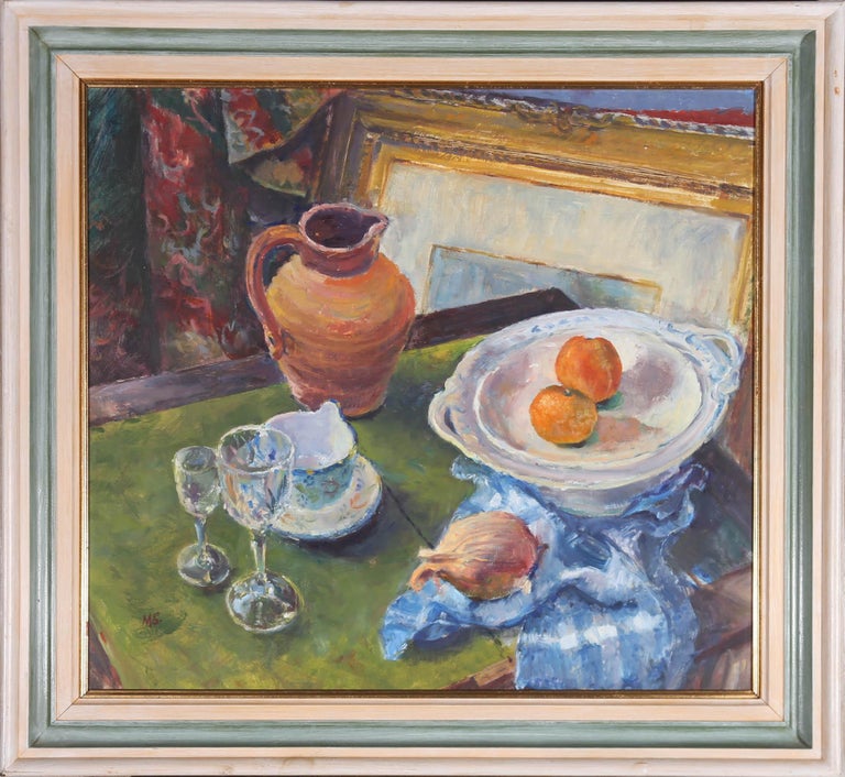 Michael Stone - Michael Stone - Framed 20th Century Oil, Jug and ...
