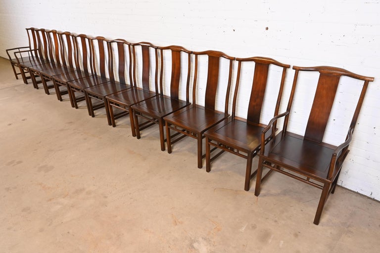 Michael Taylor for Baker Furniture Far East Collection Dining Chairs ...