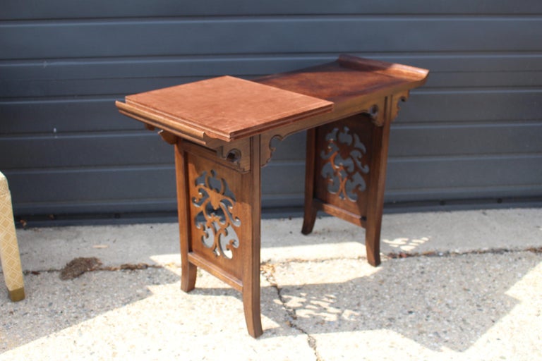 Michael Taylor for Baker Hollywood Regency Altar/Console Table at 1stDibs