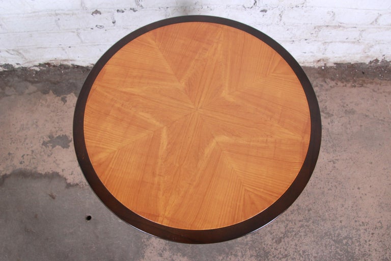 Michael Taylor for Baker Midcentury Chinoiserie Teak and Mahogany Side ...