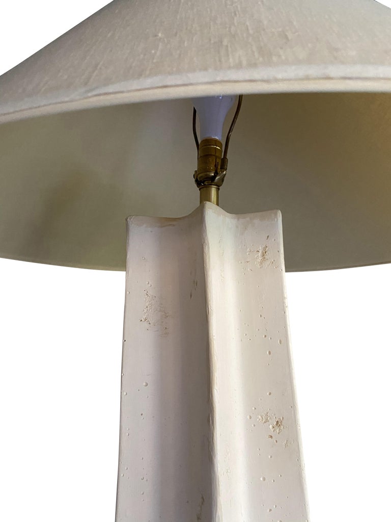 Michael Taylor Geometric Modern Plaster Floor Lamp at 1stDibs | michael ...