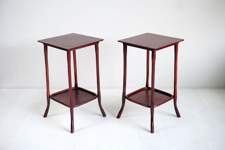 Michael Thonet, Pair of Servant Tables n ° 9136, Wien, 1910 at 1stDibs