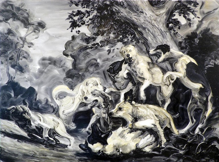 Michael Tole - Dog Fight For Sale at 1stDibs