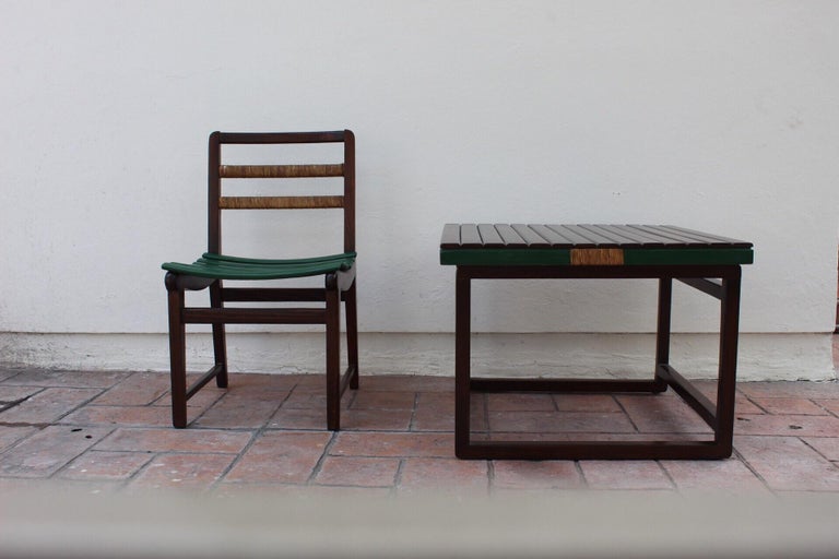 Michael van Beuren Set of Four Original Chairs and Cocktail Table for ...