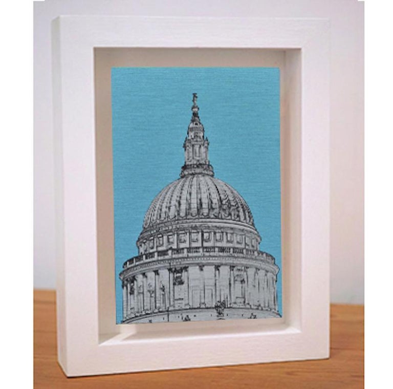 Michael Wallner - Little London: St Paul’s (aqua blue), London ...