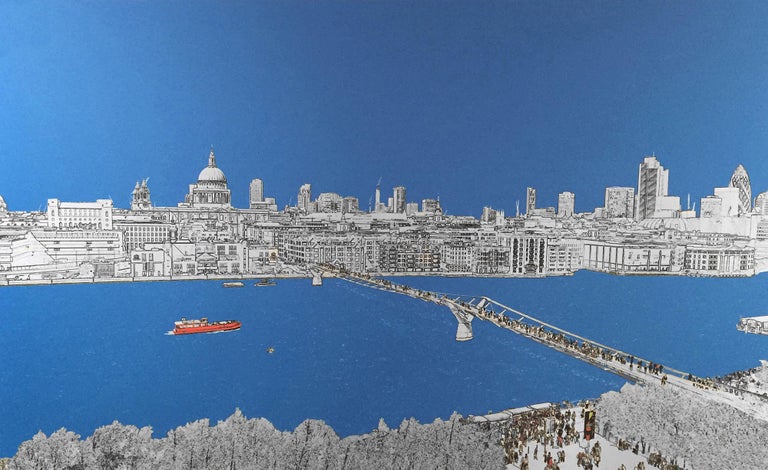 Michael Wallner - View from the Tate For Sale at 1stDibs