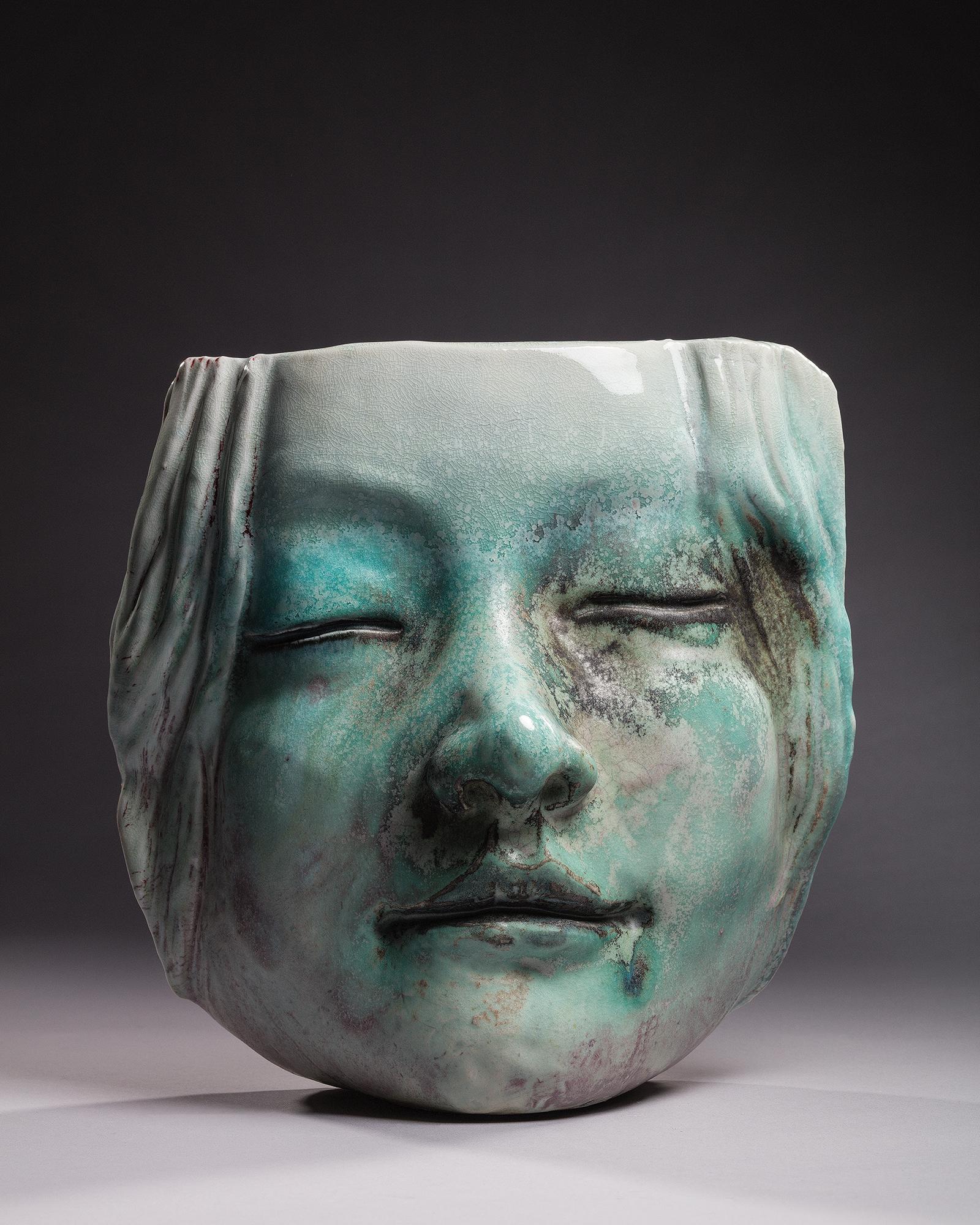 Michael Warrick - Mandy #339, 12x12x6" Ceramic For Sale at 1stDibs