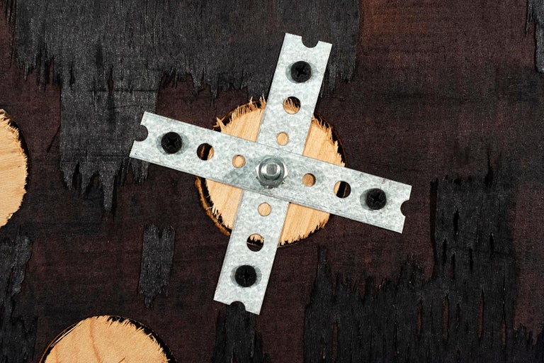 Michael Watson - Pyre XII, stainless steel pieces and charred birch ...