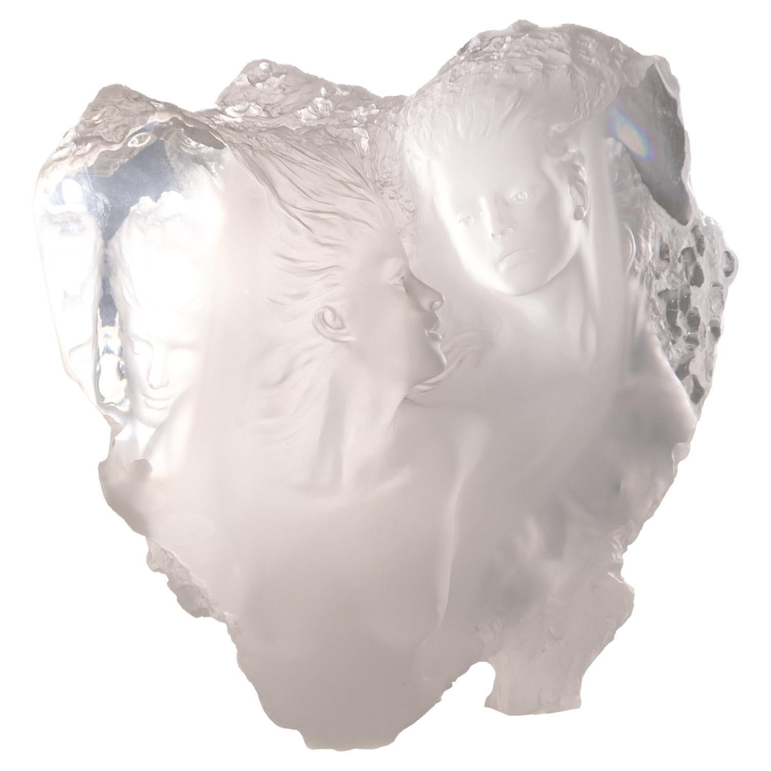 Thomas Robert Mann Running Man Sculpture, 1989 in Aluminum and Acrylic ...