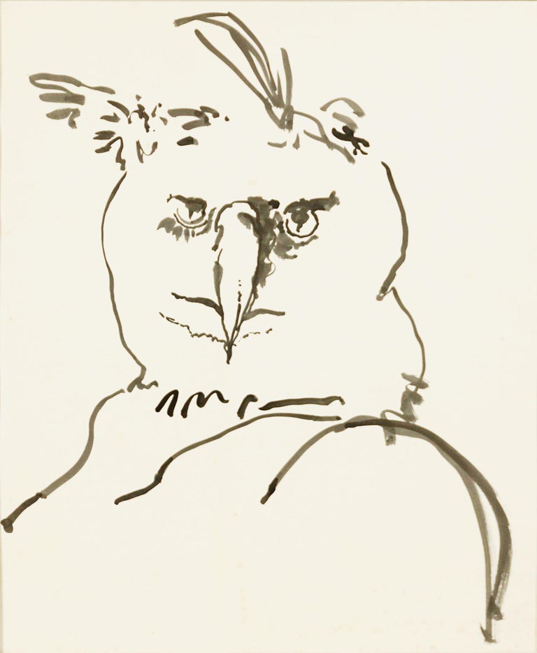 Michael William Eggleston - Modernist Great Horned Owl For Sale at 1stDibs