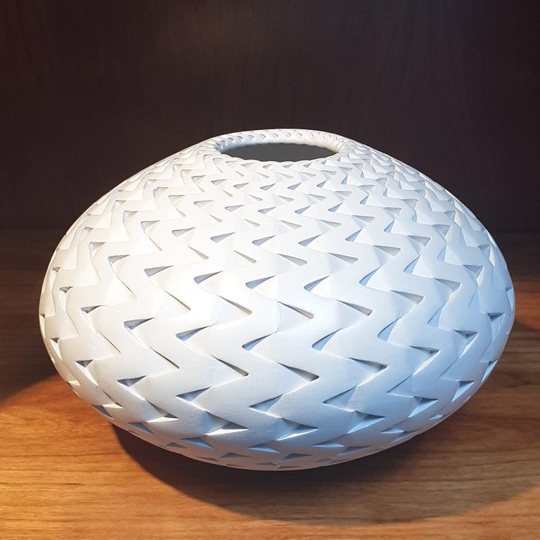 Michael Wisner - Zigzag Vessel - contemporary modern abstract geometric ...