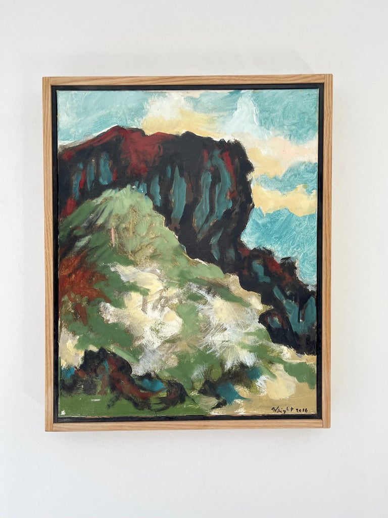 Michael Wright - Diablo Canyon II, abstract landscape painting For Sale ...