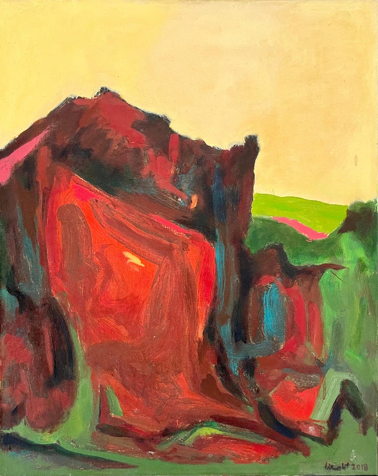 Michael Wright - Diablo Canyon IV, abstract landscape painting For Sale ...