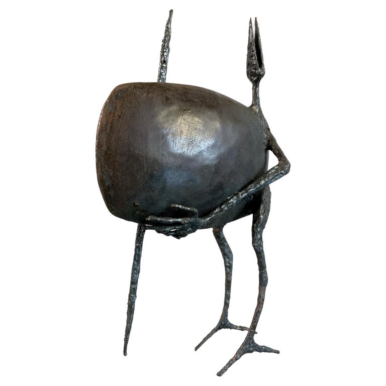 Michel Anasse, Sculpture in Welded Iron "Bides", France, 1960 For Sale ...