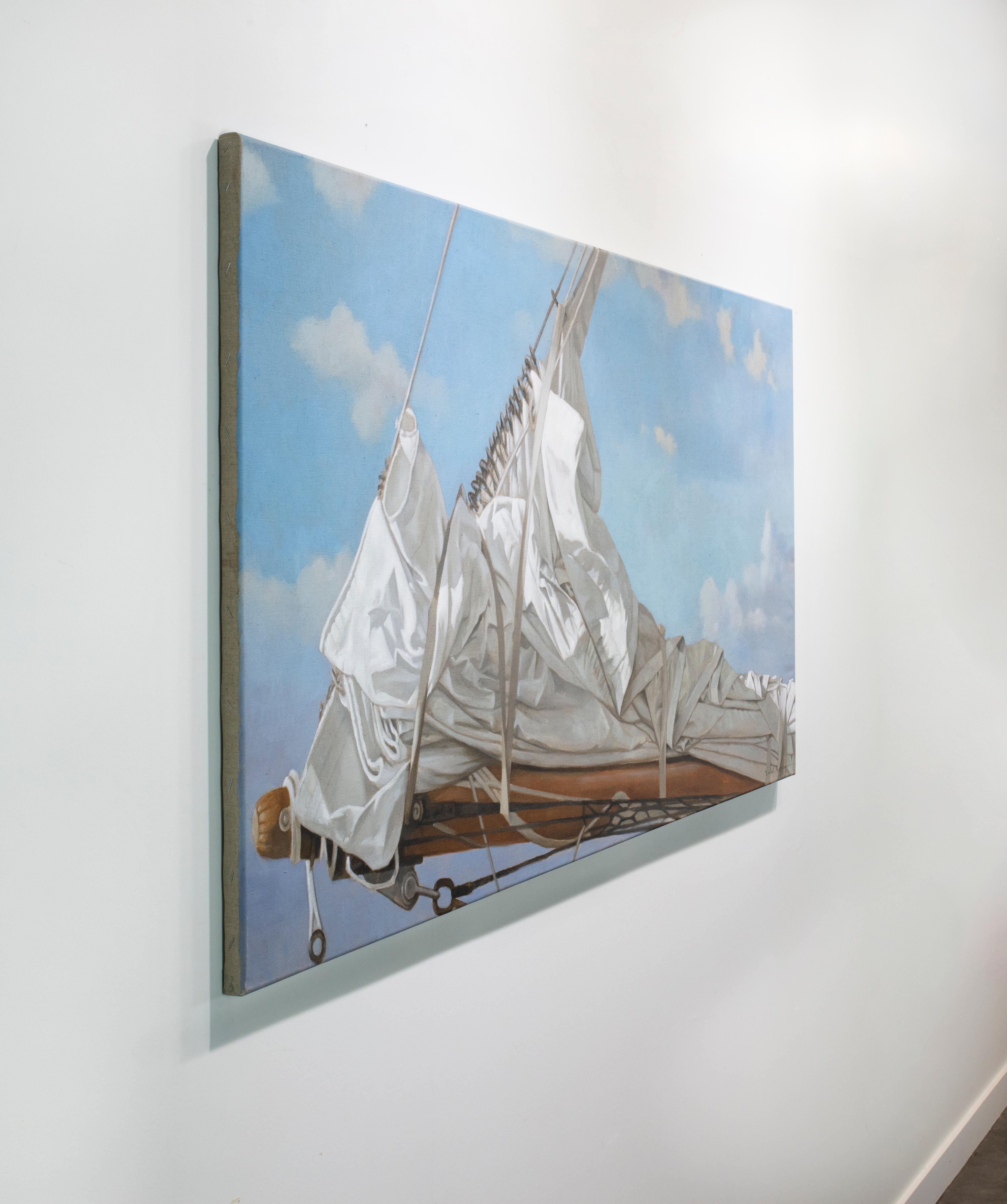 Michel Brosseau - "Bowspirit, " Realistic Nautical Painting For Sale at ...