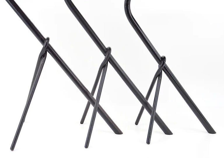 Michel Buffet 3 Nesting Tables, Tribute to Alexander Calder, Late 1950s ...
