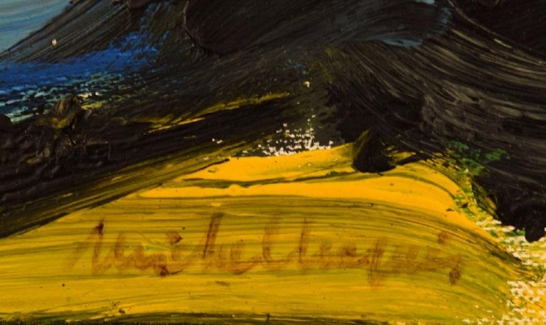 Michel Chapuis, Listed French Artist, Oil on Canvas, Landscape For Sale ...