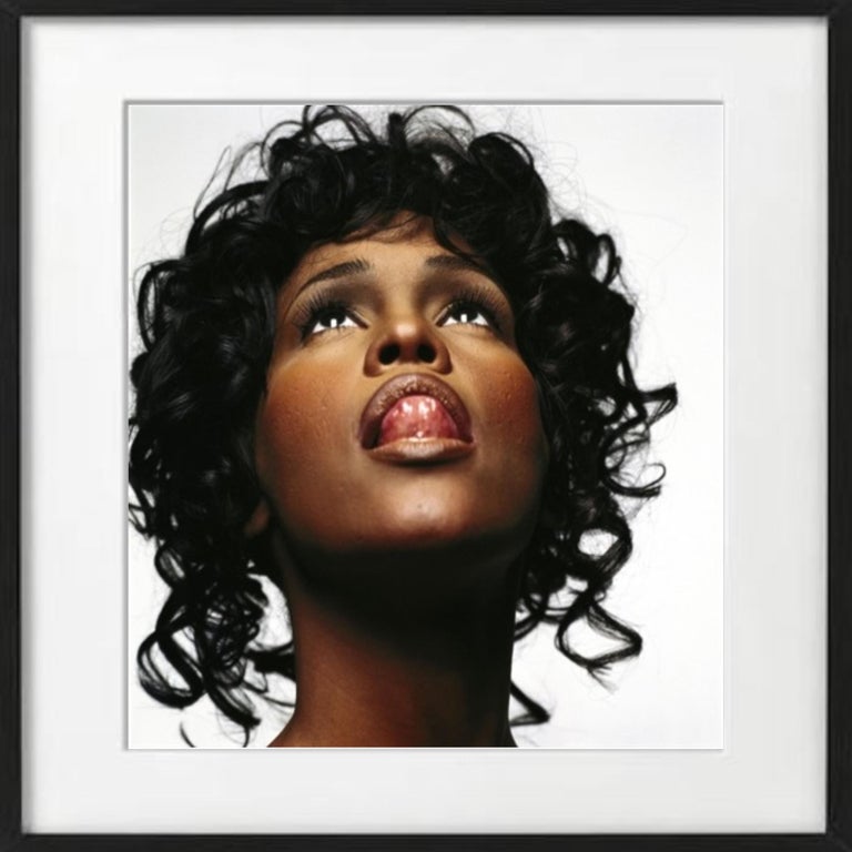 Michel Comte - Whitney Houston - portrait of the famous actress with ...