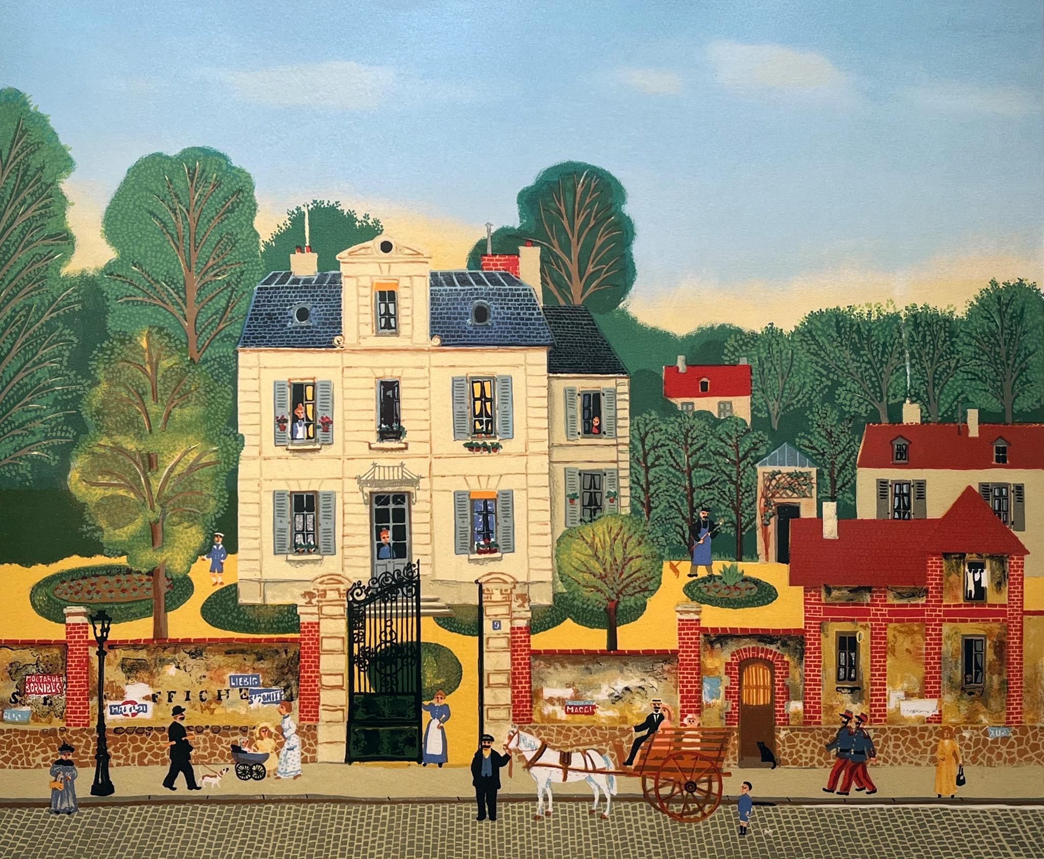 Michel Delacroix - Paris : le Moulin Rouge - Lithograph poster at 1stDibs