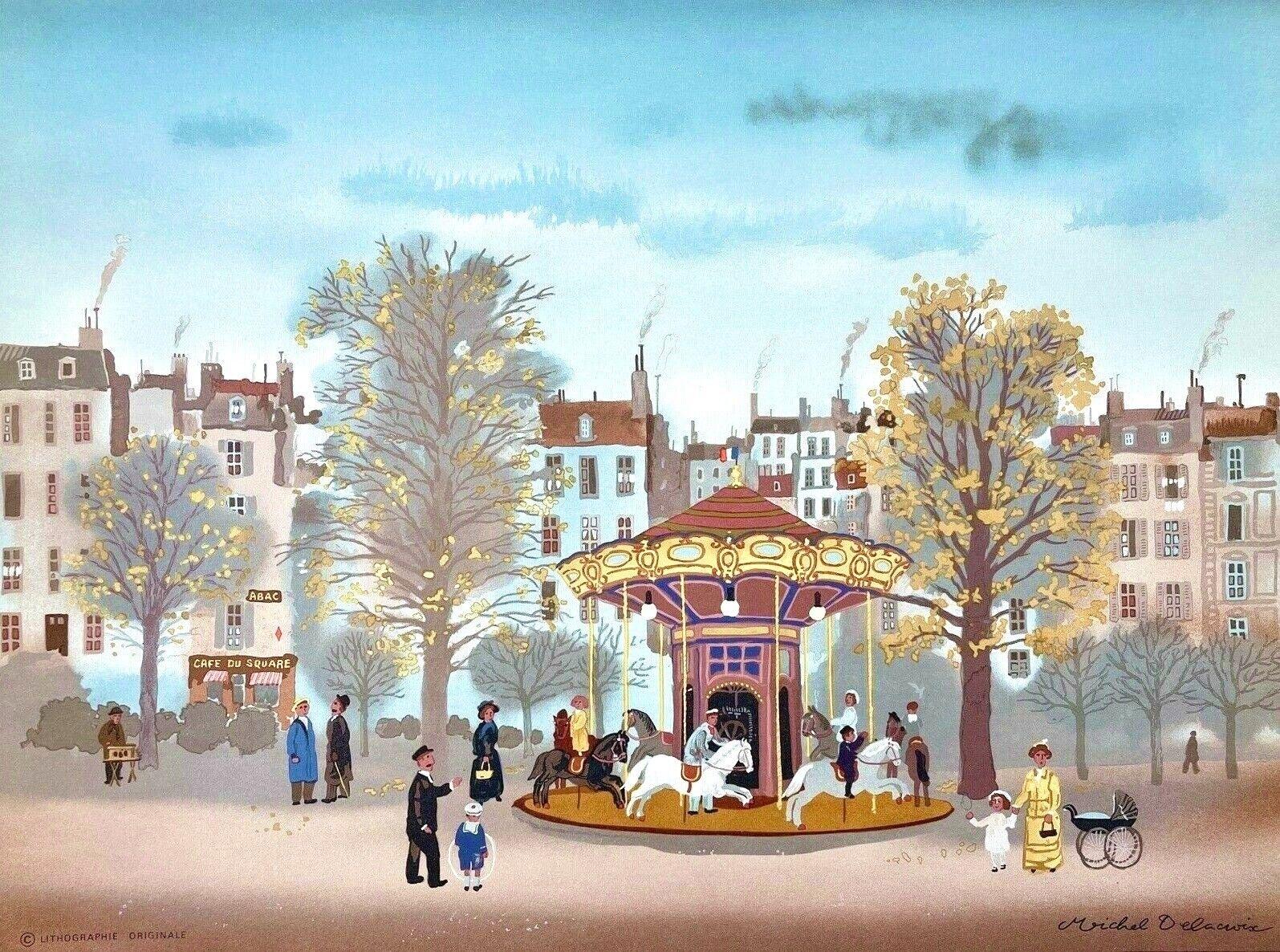 Michel Delacroix - Carousel, Michel Delacroix For Sale at 1stDibs