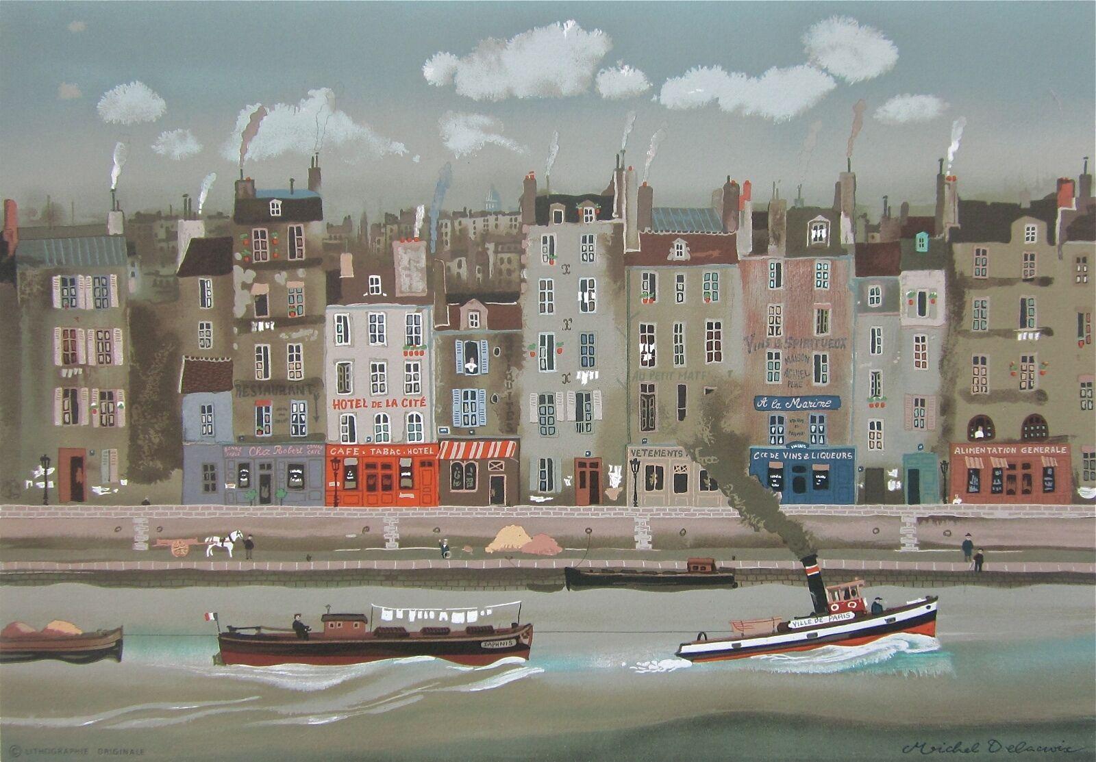 Michel Delacroix - Le Remorqueur, Michel Delacroix For Sale at 1stDibs