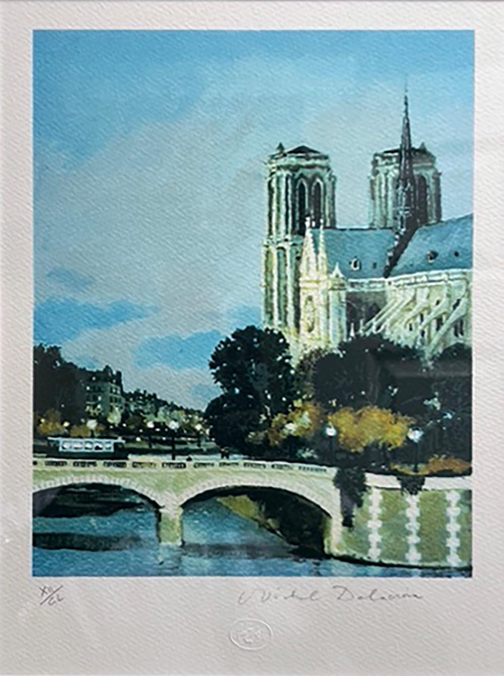 Michel Delacroix - Paris : le Moulin Rouge - Lithograph poster at 1stDibs