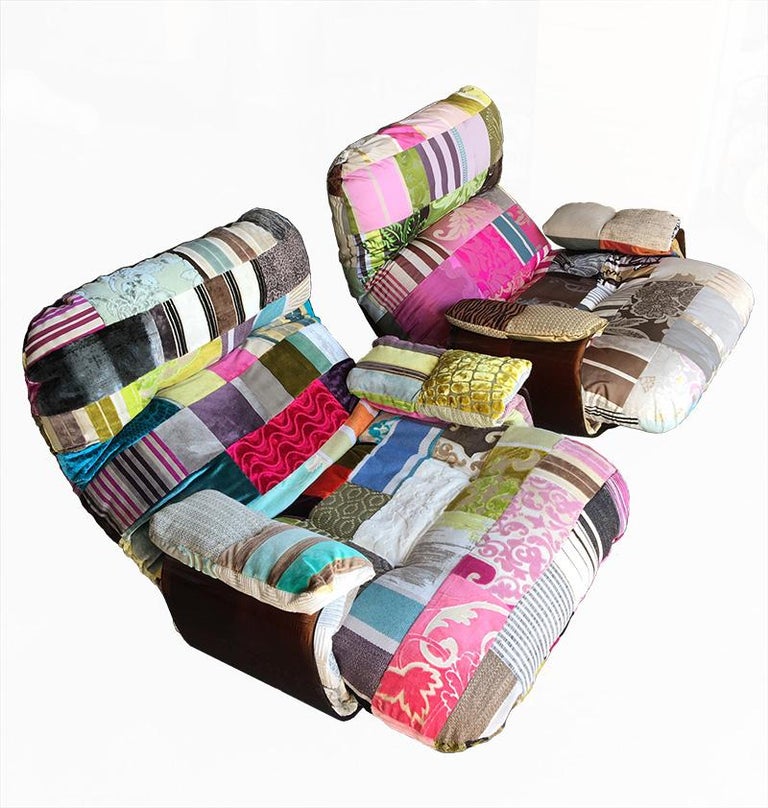 Michel Ducaroy, Marsala Lounge Chairs for Linge Roset, France 1968 at ...
