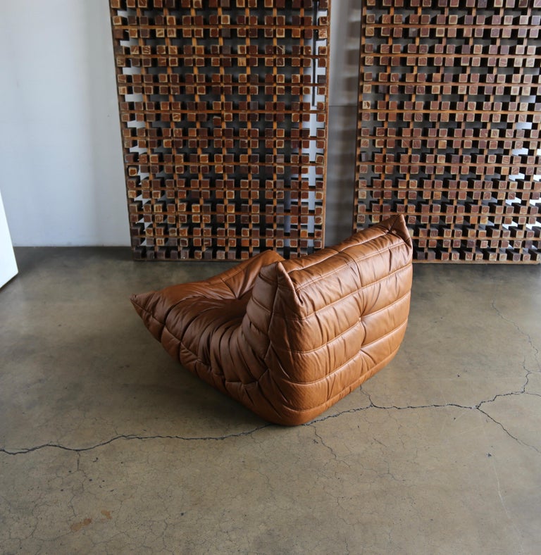 Michel Ducaroy "Togo" Leather Lounge Chairs for Ligne Roset at 1stDibs ...