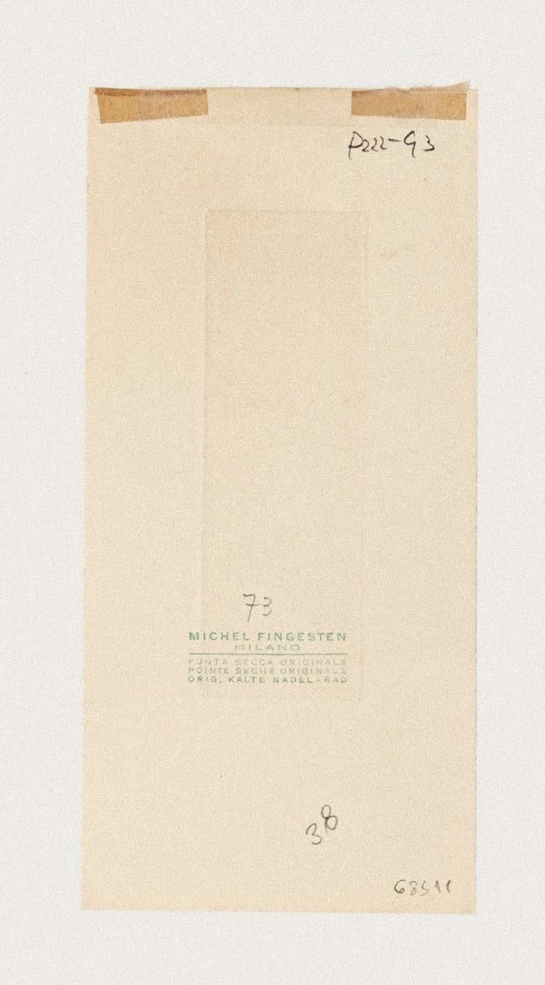 Michel Fingesten - Figure - Original Etching by Michel Fingesten ...