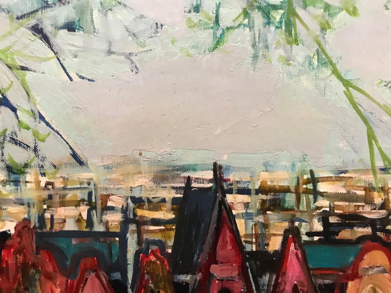 Michel Henry (French), Amsterdam, Oil on Canvas, 20th Century For Sale ...