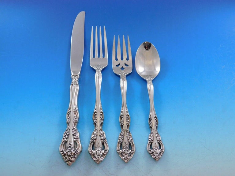 Michelangelo by Oneida Stainless Steel Flatware Set for 12 Service 69 ...