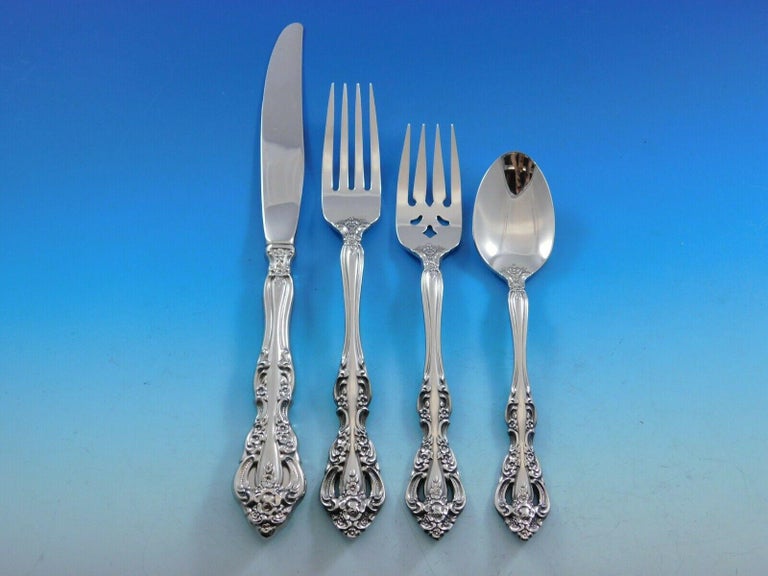 Michelangelo by Oneida Stainless Steel Flatware Set for 8 Service 55 ...