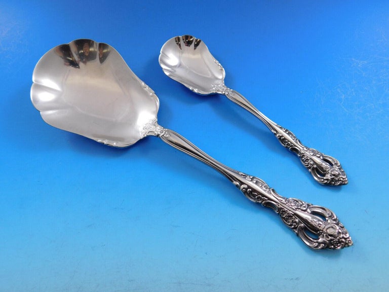 Michelangelo by Oneida Stainless Steel Flatware Set Service 84 Pieces ...