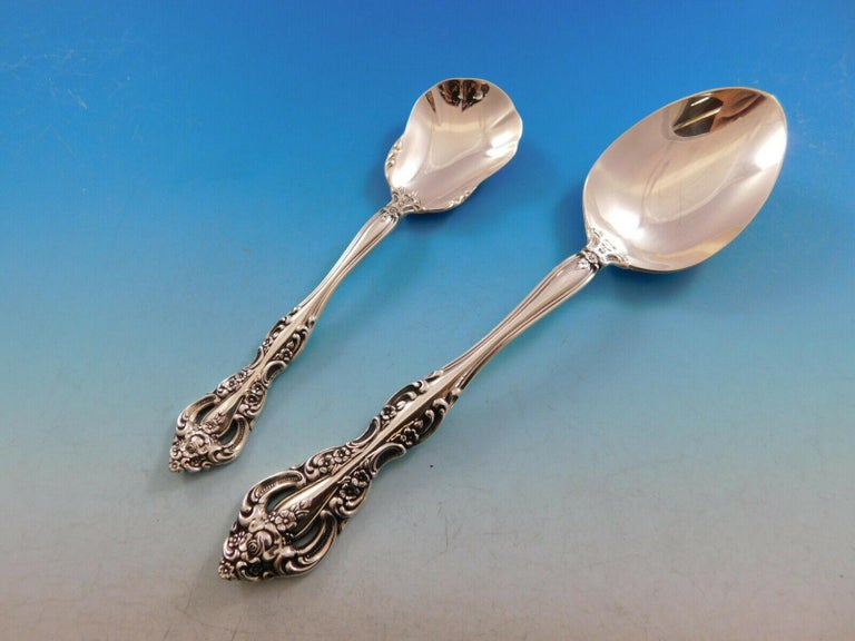 Michelangelo by Oneida Sterling Silver Flatware Set for 12 Service 53 ...