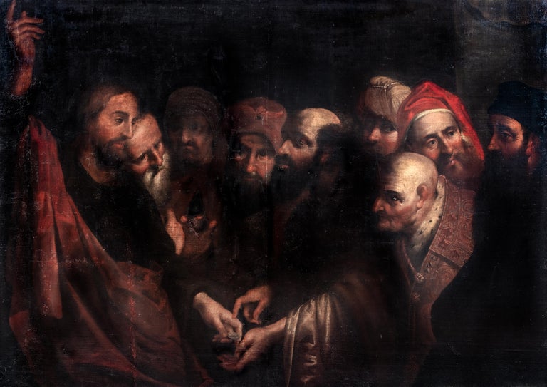 The Tribute Money, 17th Century CIRCLE OF CARAVAGGIO (1571-1616) For ...