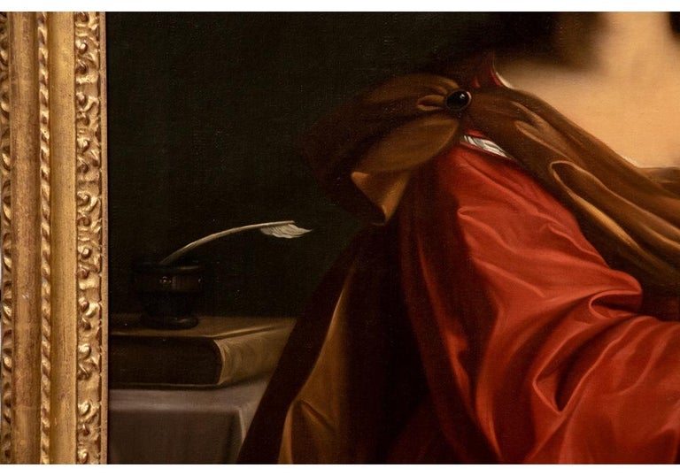 Michele Cortazzo 'Italy, 19th C.' Oil on Canvas, After Guercino's 1651 ...