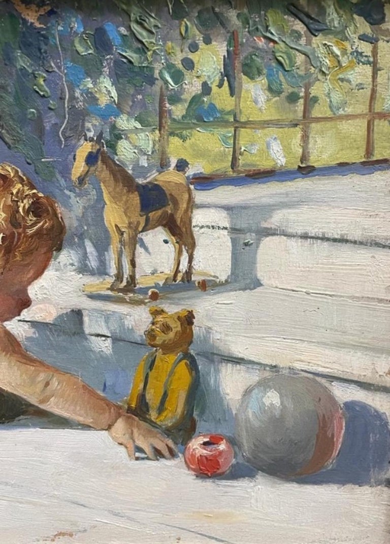 Michele de Simone - Little kid playing For Sale at 1stDibs