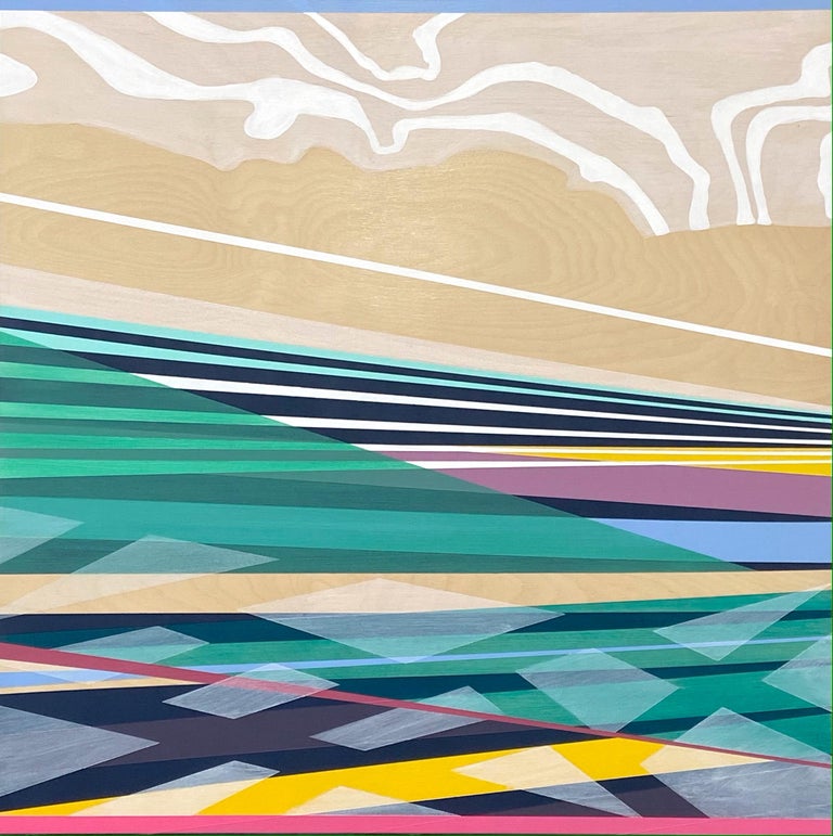 Geometric Landscape Painting