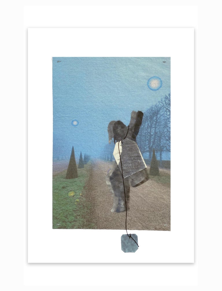 Michele Landel - Constance - blue contemporary figurative photo ...