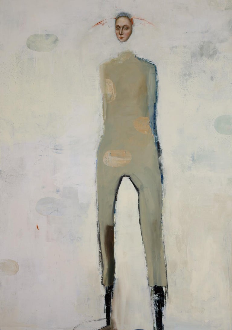 Michele Mikesell - Agathodaemon, Oil on canvas, mysterious and ...