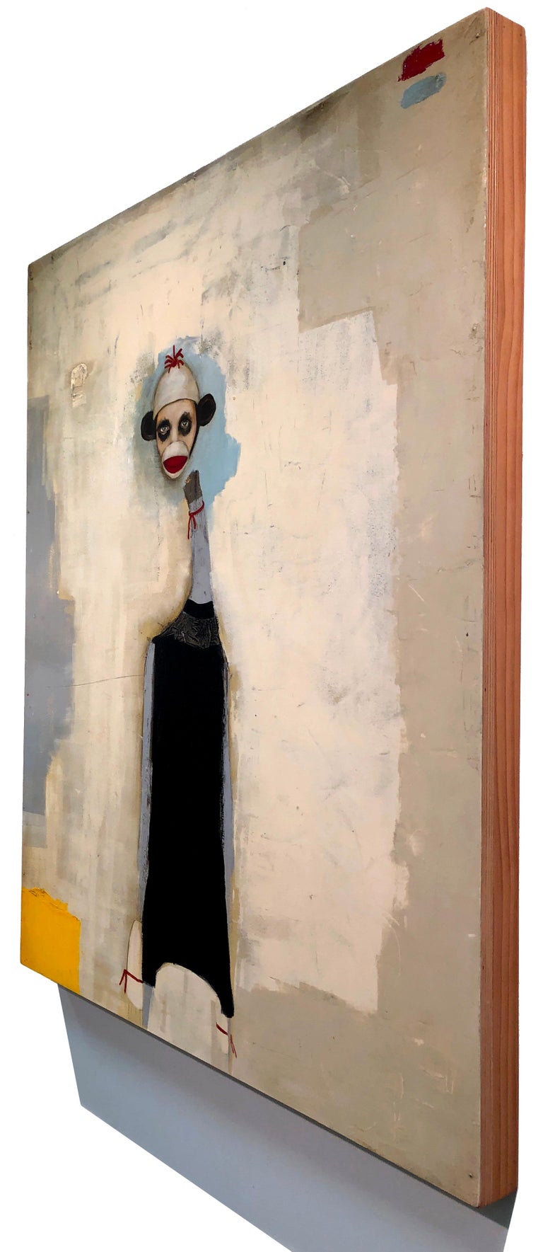 Michele Mikesell - Everybody Loves a Sock Monkey - oil on wood ...