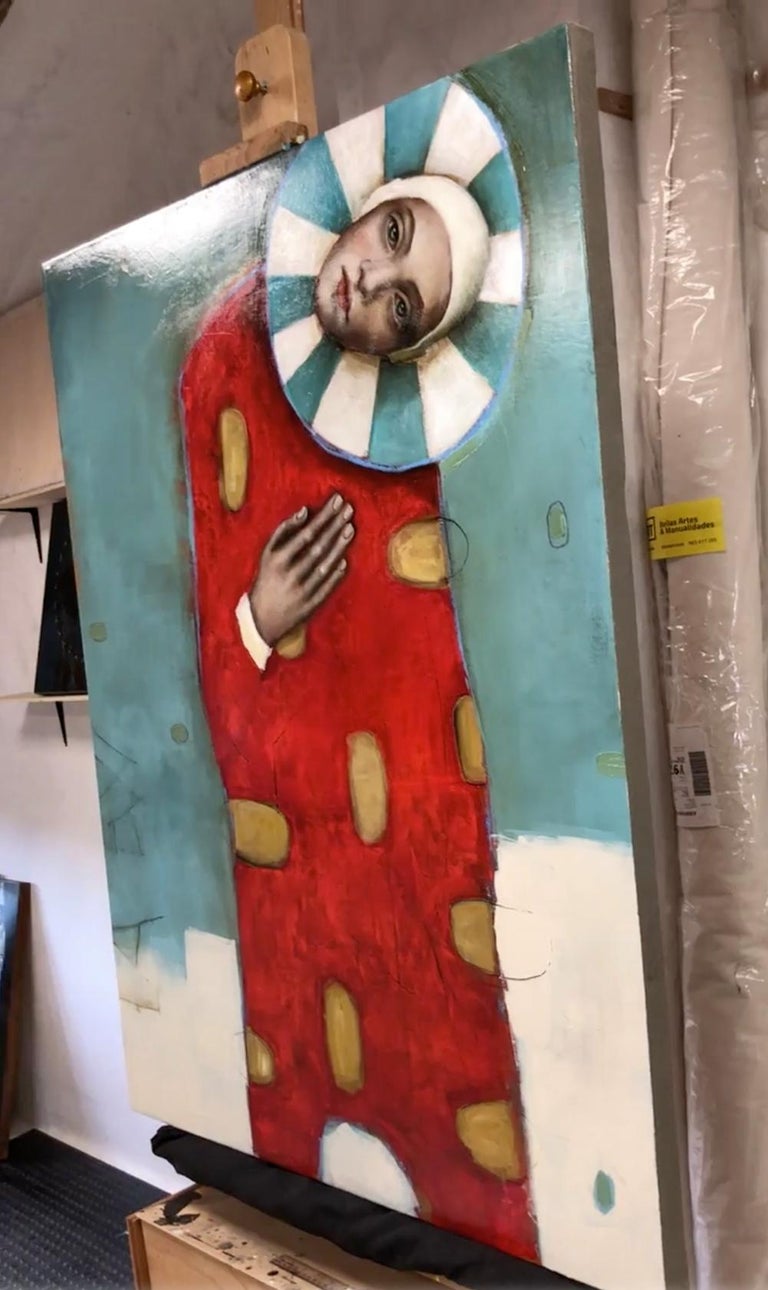 Michele Mikesell - "St. Luke", Oil on canvas, mysterious and whimsical ...