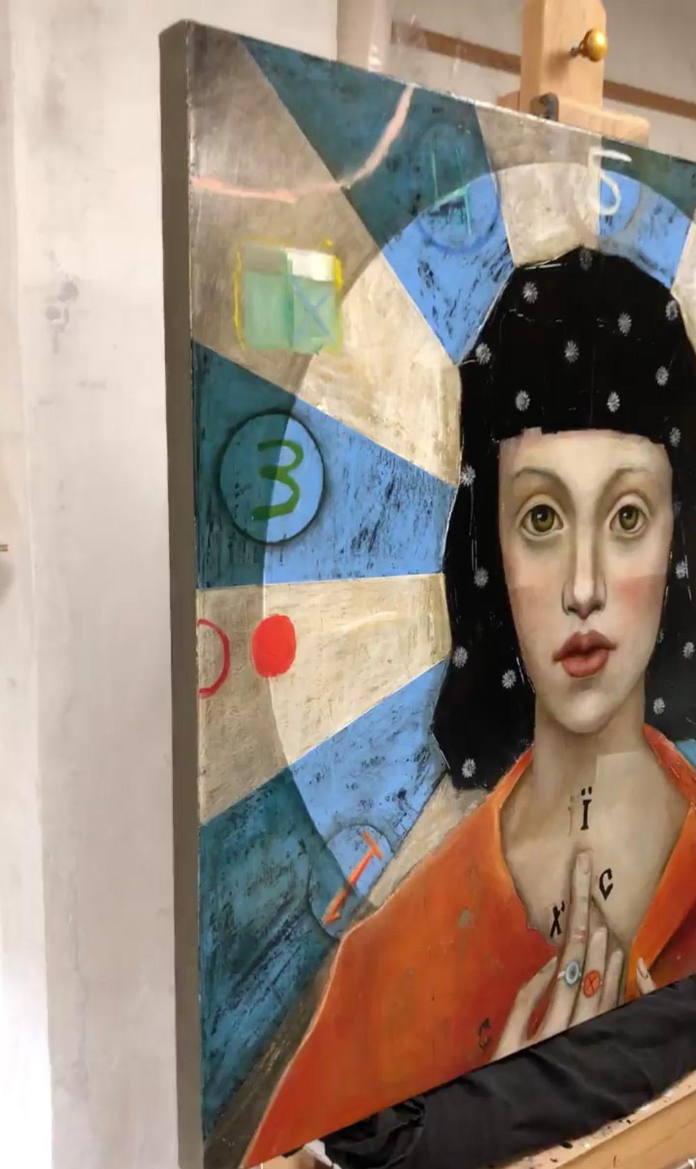 Michele Mikesell - "The Blessing", Oil on canvas, mysterious and ...