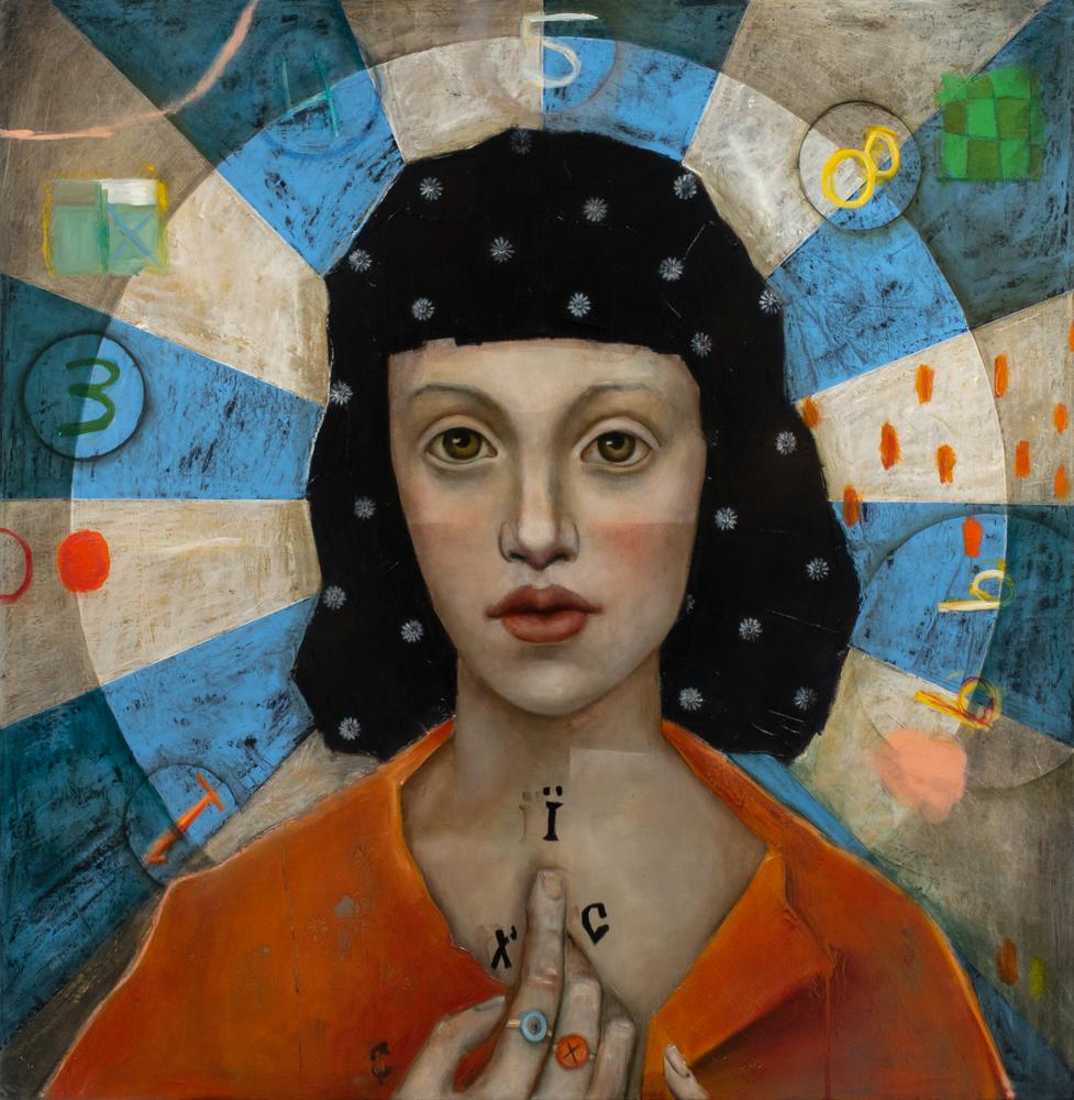 Michele Mikesell - "The Blessing", Oil on canvas, mysterious and ...