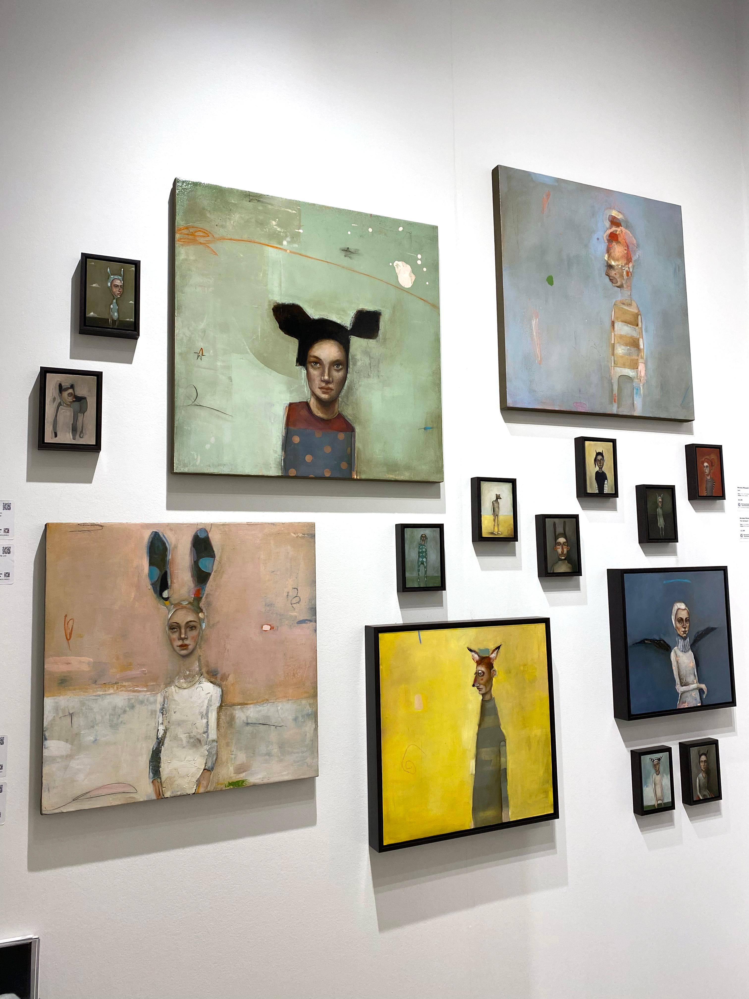 Michele Mikesell - Tu Shen, Oil on canvas, mysterious and whimsical pop ...