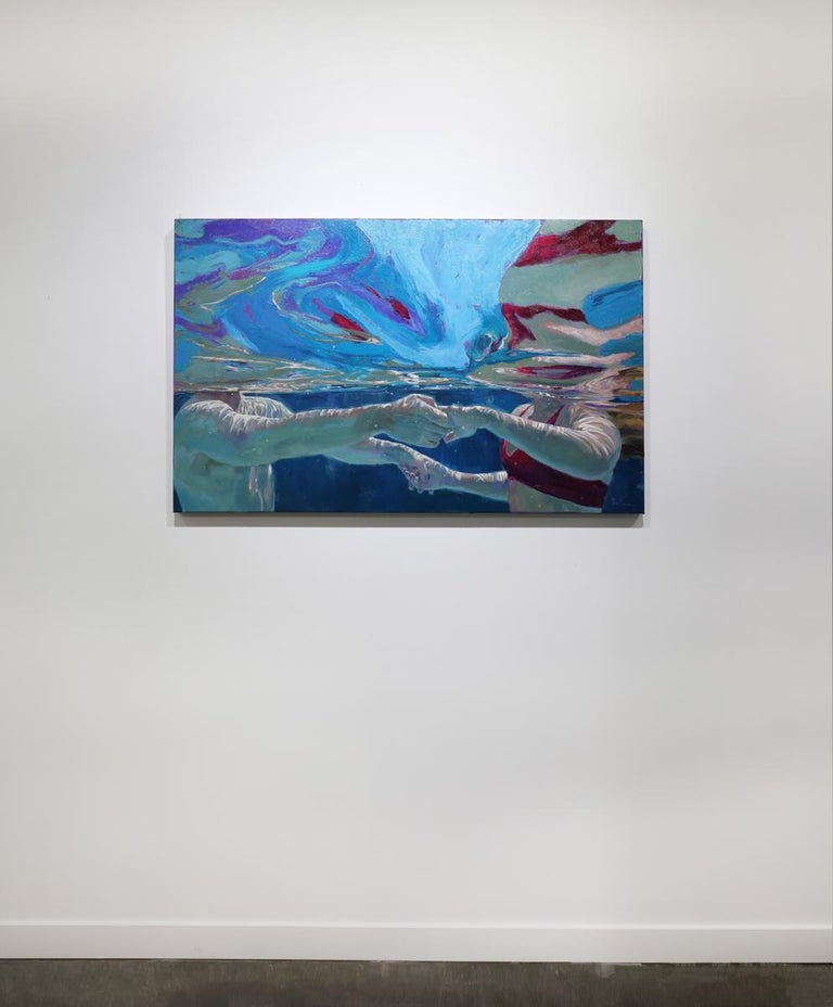 Michele Poirier-Mozzone - "Let's Dance, " Abstract Figural Painting For ...