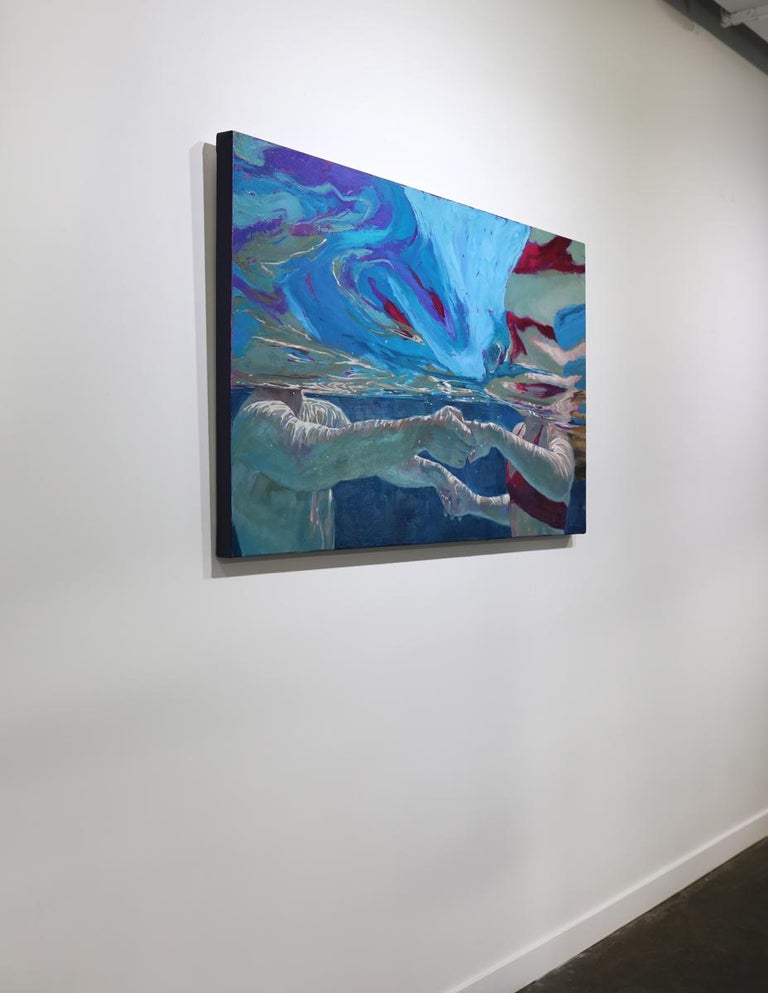 Michele Poirier-Mozzone - "Let's Dance, " Abstract Figural Painting For ...