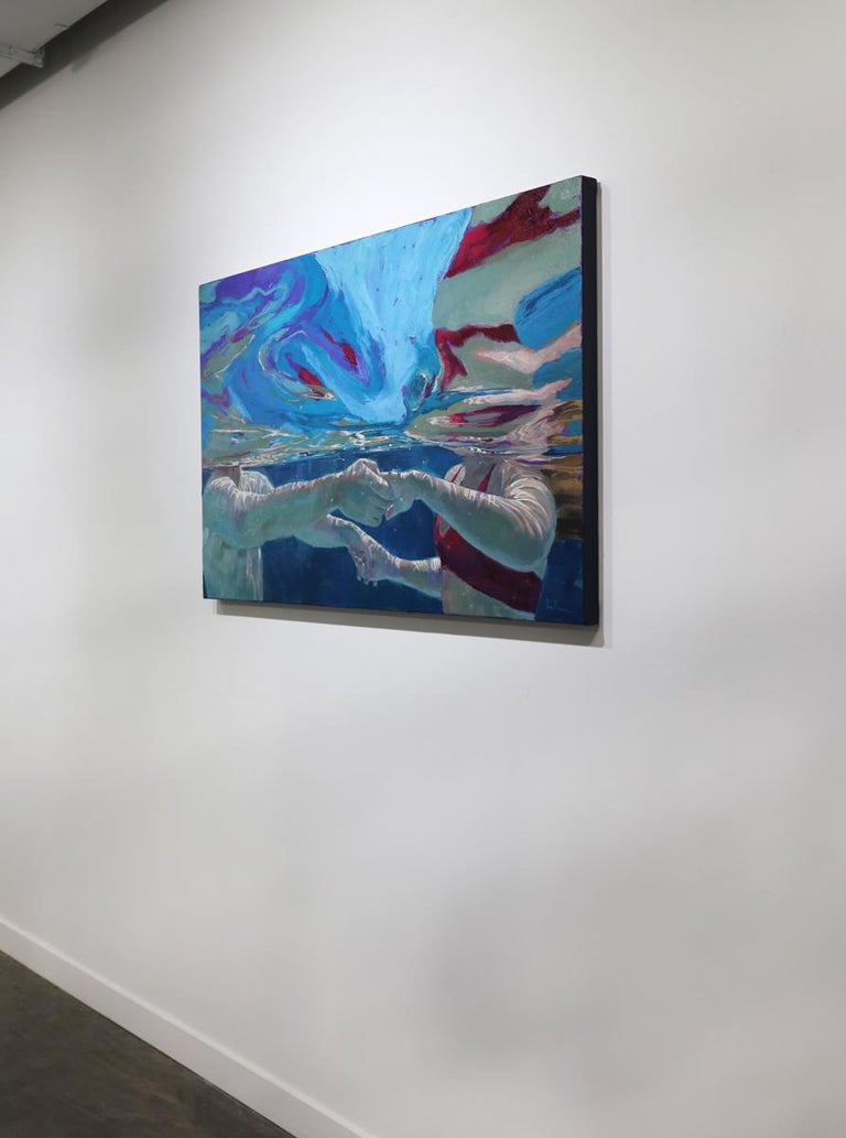 Michele Poirier-Mozzone - "Let's Dance, " Abstract Figural Painting For ...