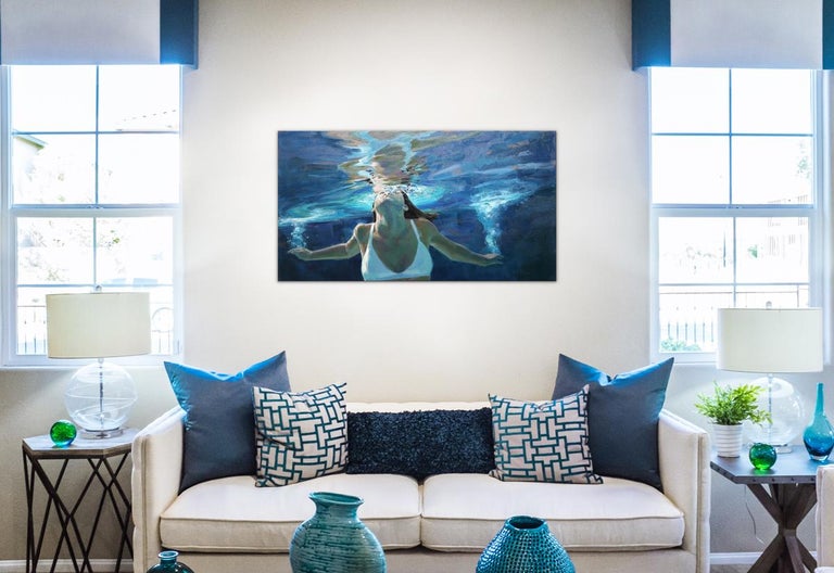 Michele Poirier-Mozzone - "Peace II, " Abstract Figural Painting For ...